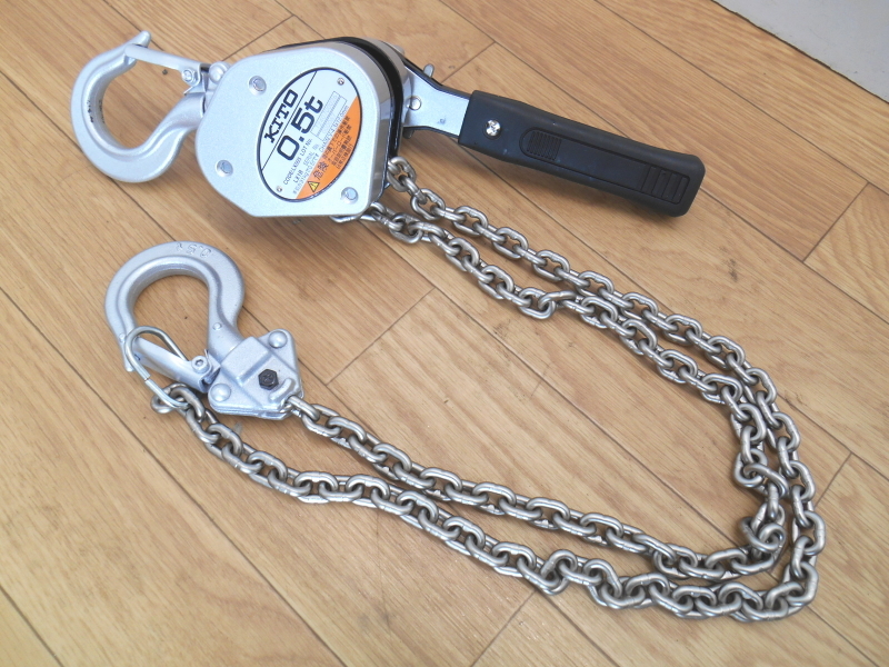 Yahoo!オークション - KITO 【新品】 キトー レバーブロック 0.5t LX0...