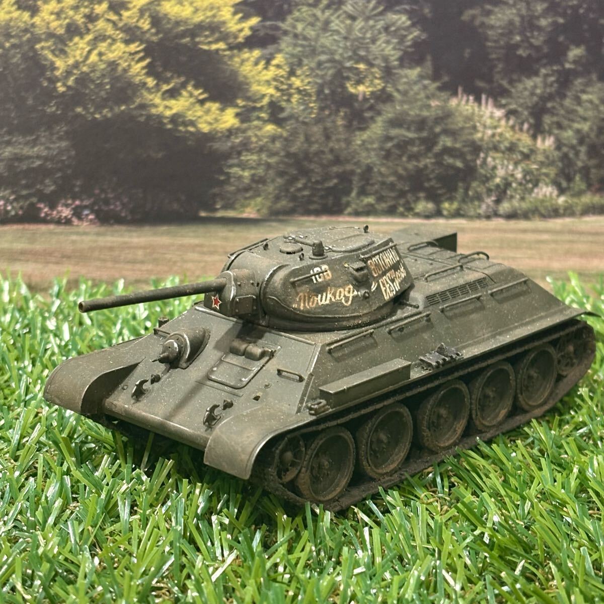 Yahoo!オークション - ソビエト T34/76・1/48・完成品