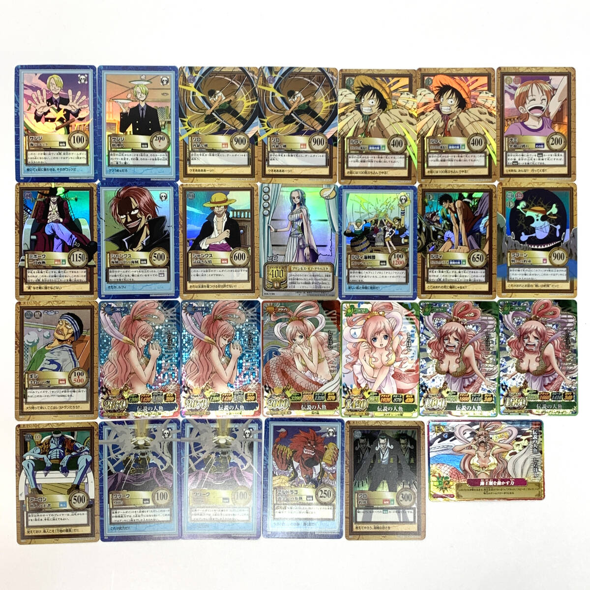 Yahoo!オークション - tu083 旧ワンピースカード 等 約25枚 まとめ ワ...