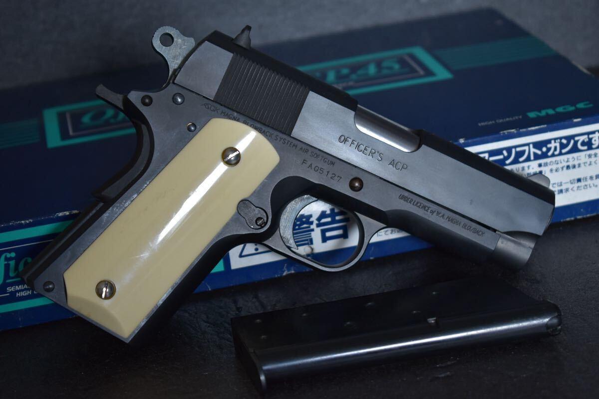 Yahoo!オークション - MGC WA コルト オフィサーズ ガバメント コンパ...