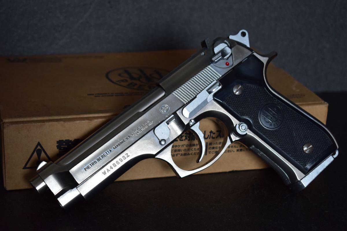 Yahoo!オークション - WA ベレッタ M92FS INOX シルバー GBB ガスブロ...