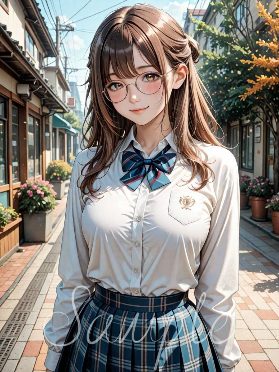 Yahoo!オークション - e_0088 【恵麻-エマ-】 A4 美女 ポスター イラス...