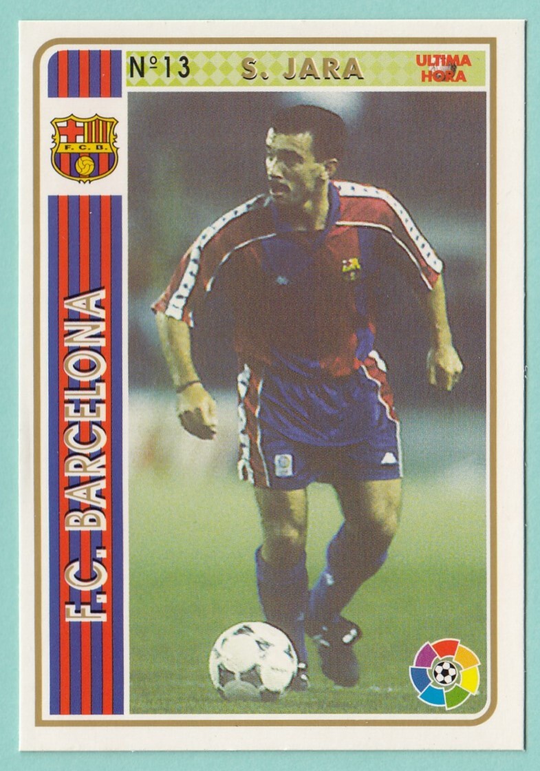 Yahoo!オークション - LFP LIGA 94-95 No.13 SANCHEZ JARA サンチェス...