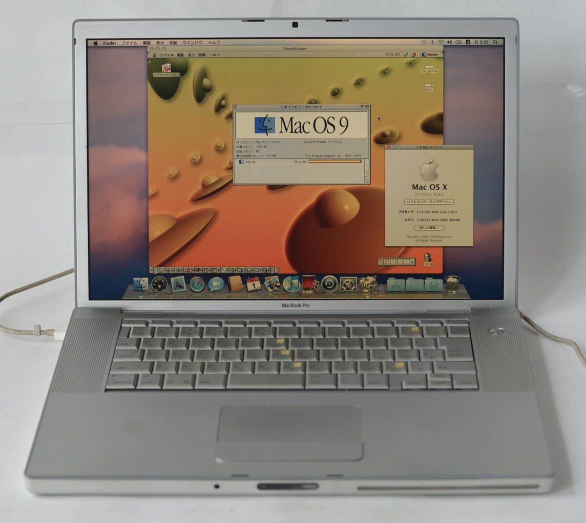 Yahoo!オークション - MacBook Pro A1211 2.33GHz Core 2 Duo 2GB/120G...