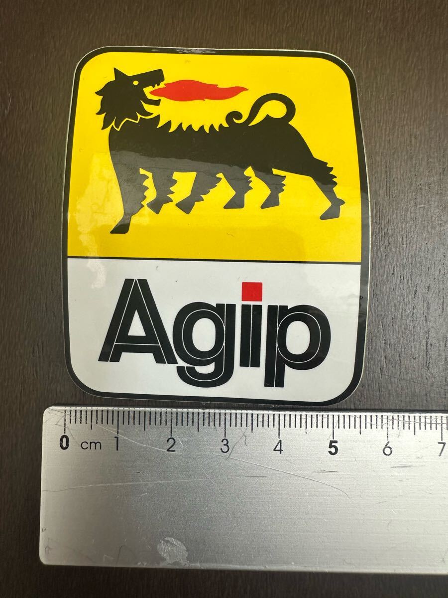 Yahoo!オークション - 当時物 Agip アジップ ステッカー5.5cm イタリア...