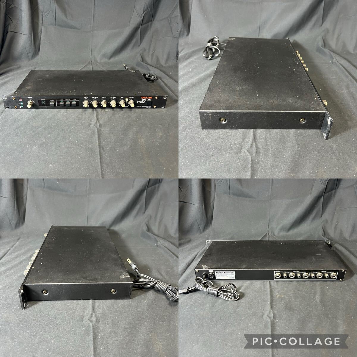 628 TASCAM RS-2000 DIGITAL REVERBRATION SYSTEM タスカム 通電確認のみ 現状品 音響機器 器材(レコーディング、PA機器)｜売買されたオークション ...