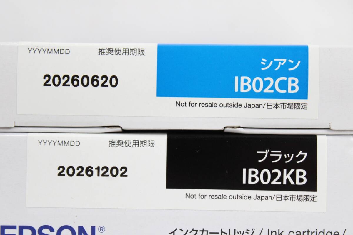 Yahoo!オークション - 未使用 EPSON 純正 インクカートリッジ IB02 4色...