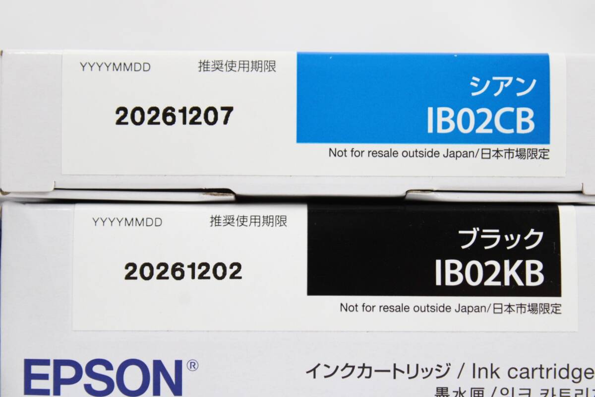 Yahoo!オークション - 未使用 EPSON 純正 インクカートリッジ IB02 4色...