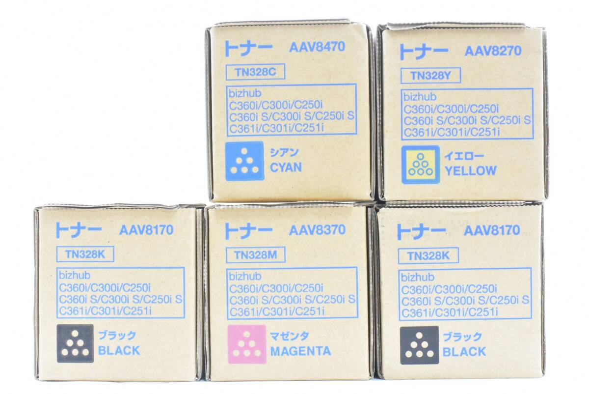 Yahoo!オークション - 未使用 コニカミノルタ 純正 トナー TN328 4色5...
