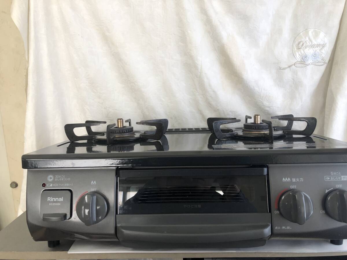 Yahoo!オークション - ガスコンロ LP用 リンナイ Rinnai KG35NBK RT35N...