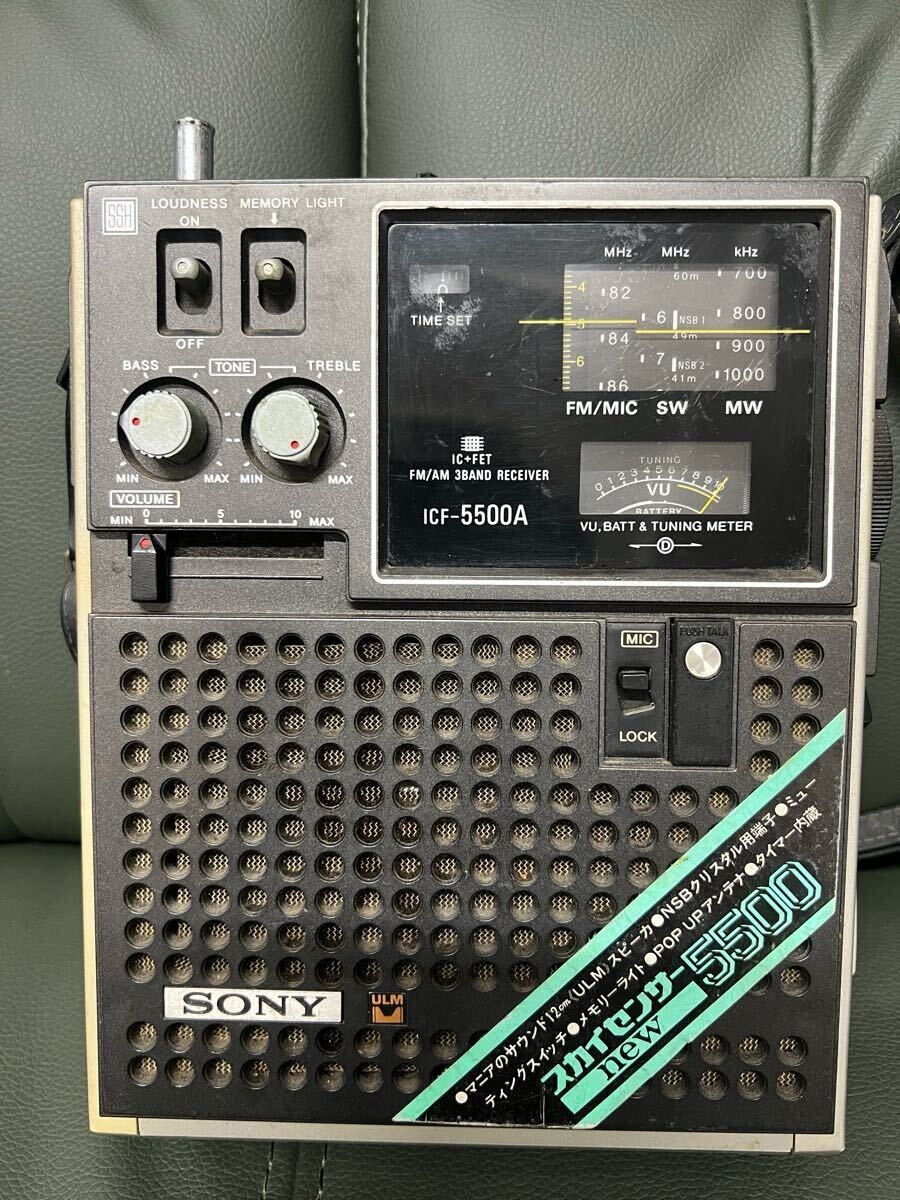 Yahoo!オークション - ICF-5500A SONY スカイセンサー ソニー ラジオ ...