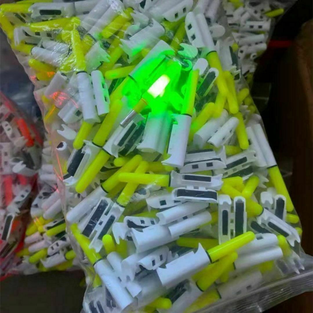 Yahoo!オークション - 竿先ライト 穂先ライト 10本セット デンケミ CR4...