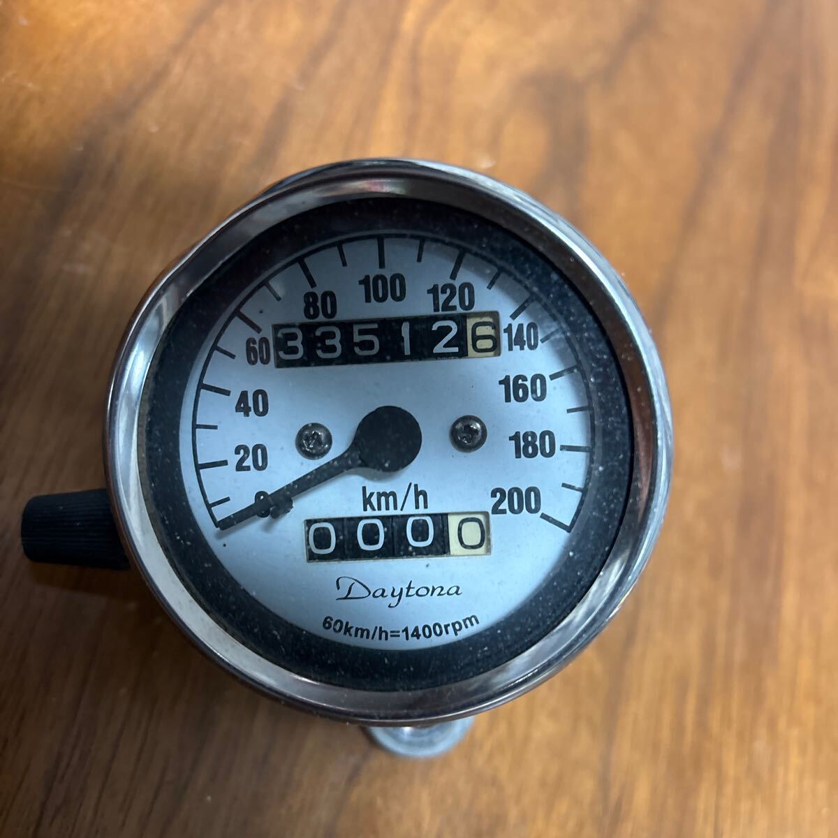 Yahoo!オークション - デイトナ ステンボディー200kmスピードメーター...