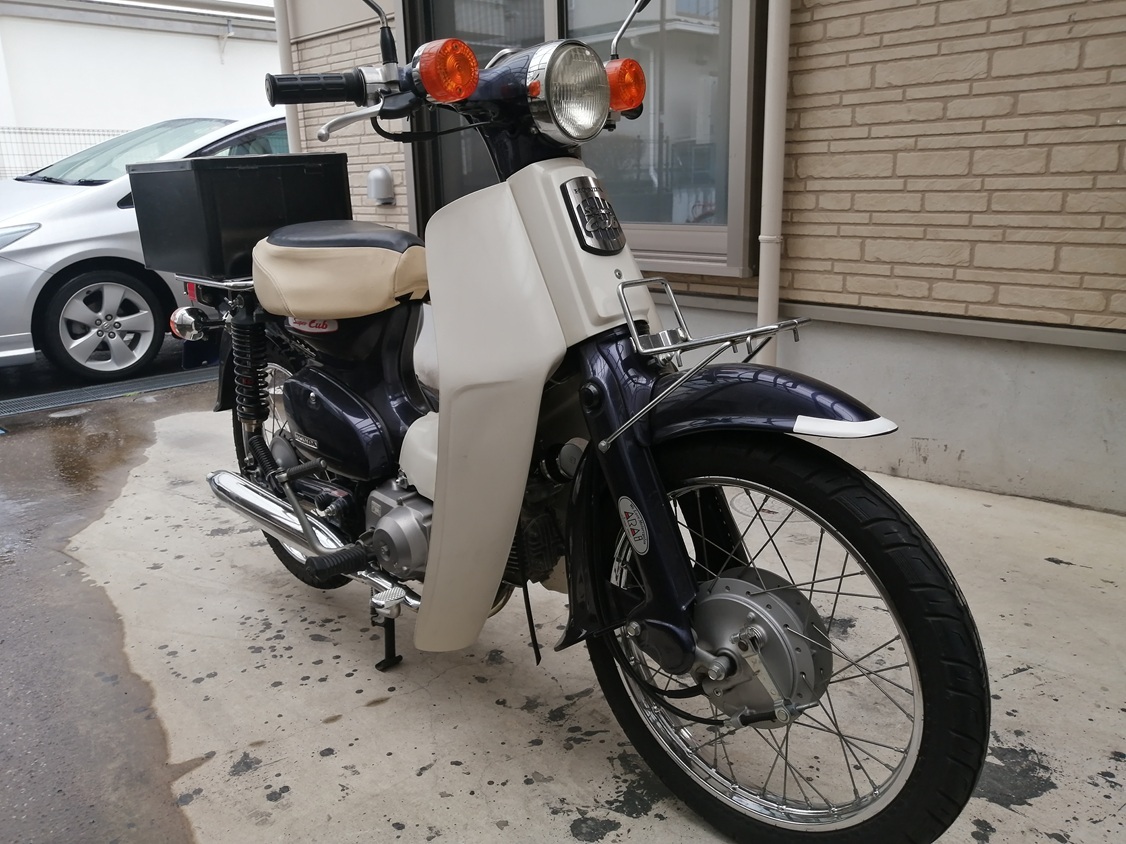 Yahoo!オークション - HA02 カブ90改105cc JUN手組エンジン ワン...