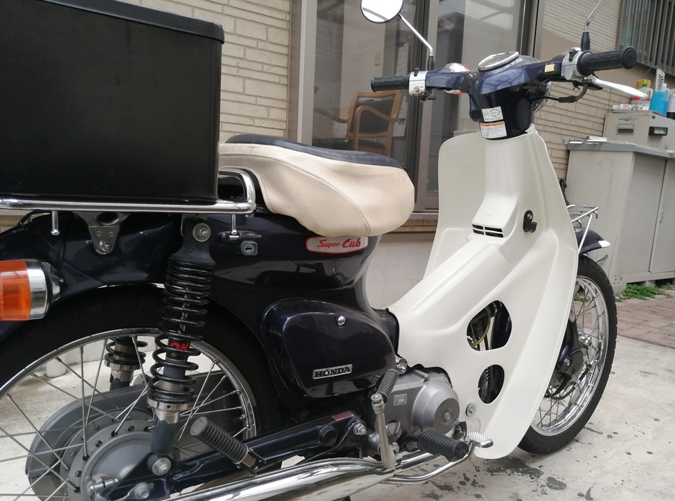 Yahoo!オークション - HA02 カブ90改105cc JUN手組エンジン ワン...