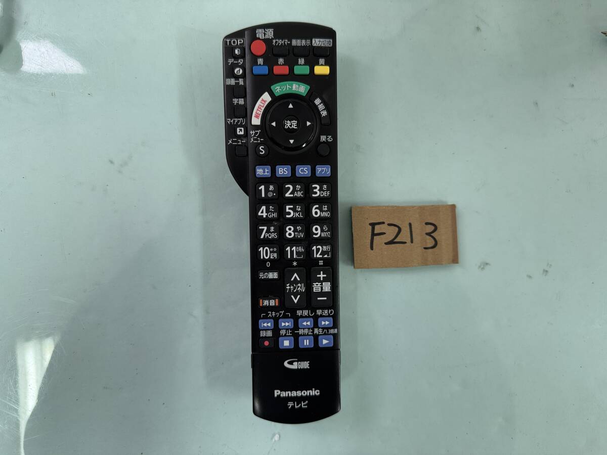 Yahoo!オークション - F213 パナソニック Panasonic VIERA 43型 LED 液...