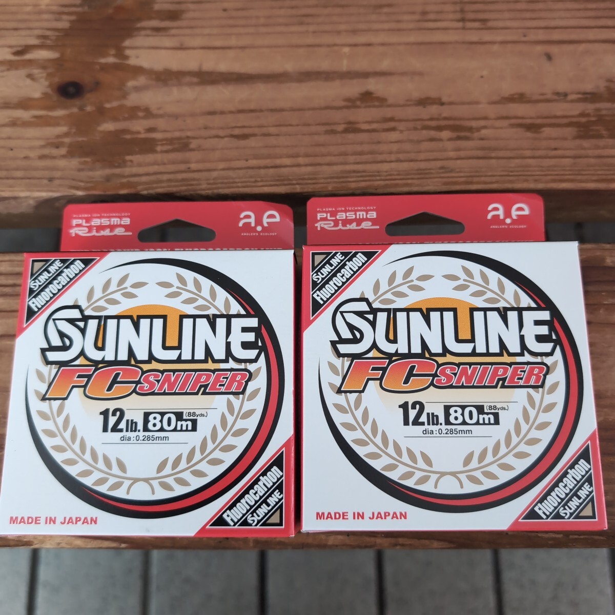 Yahoo!オークション - 新品 サンライン FCスナイパー 80m 12LB 2個セ...