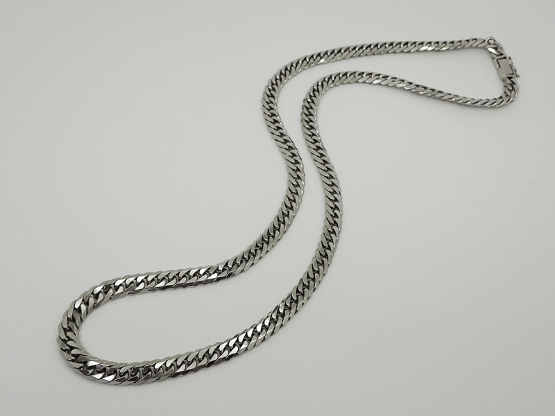 Yahoo!オークション - Pt850 プラチナ 喜平/キヘイ 6面ダブル/W6面 60c...