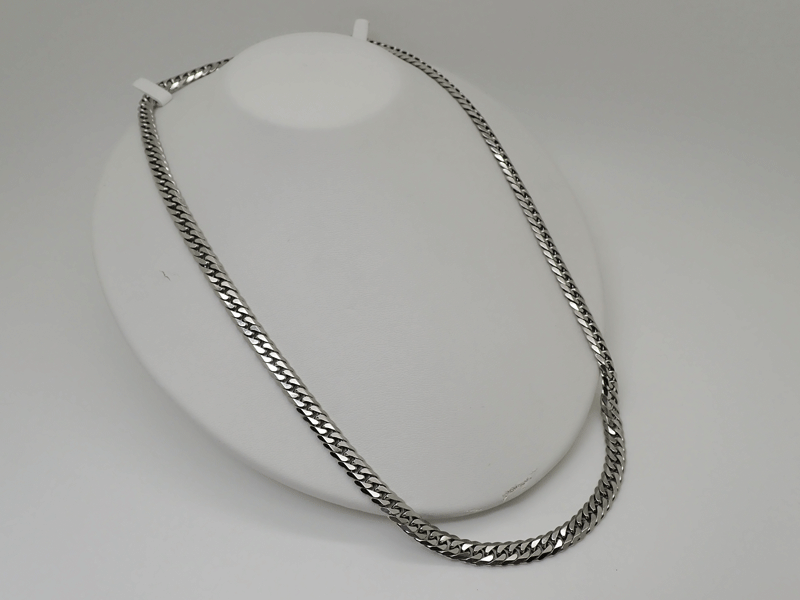 Yahoo!オークション - Pt850 プラチナ 喜平/キヘイ 6面ダブル/W6面 60c...