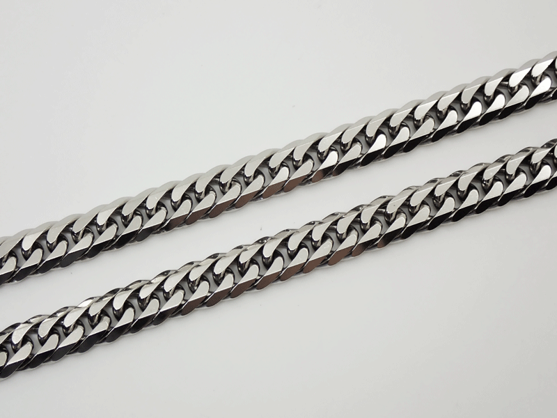 Yahoo!オークション - Pt850 プラチナ 喜平/キヘイ 6面ダブル/W6面 60c...