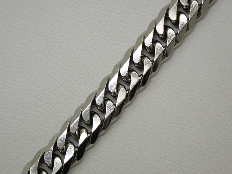 Yahoo!オークション - Pt850 プラチナ 喜平/キヘイ 6面ダブル/W6面 60c...