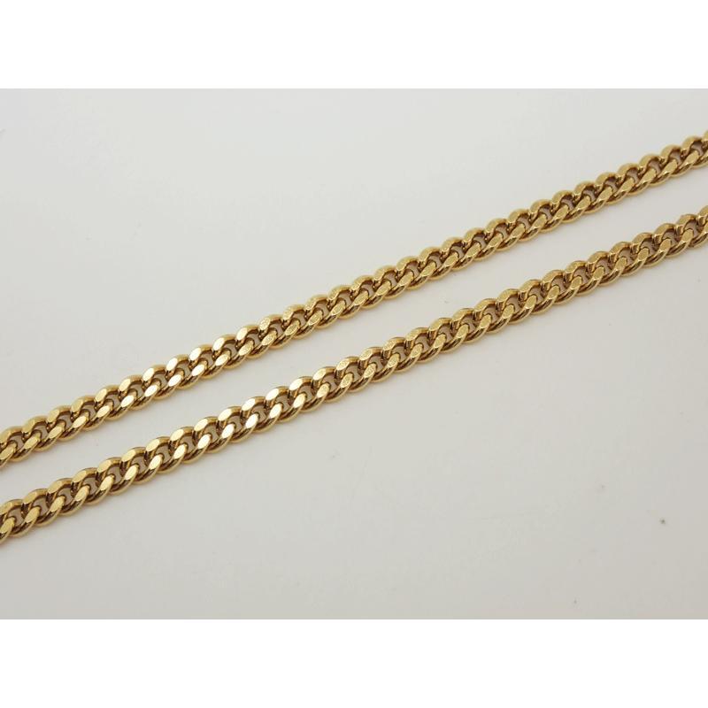 Yahoo!オークション - K18 750 喜平ネックレス 2面 シングル 60cm 15g...