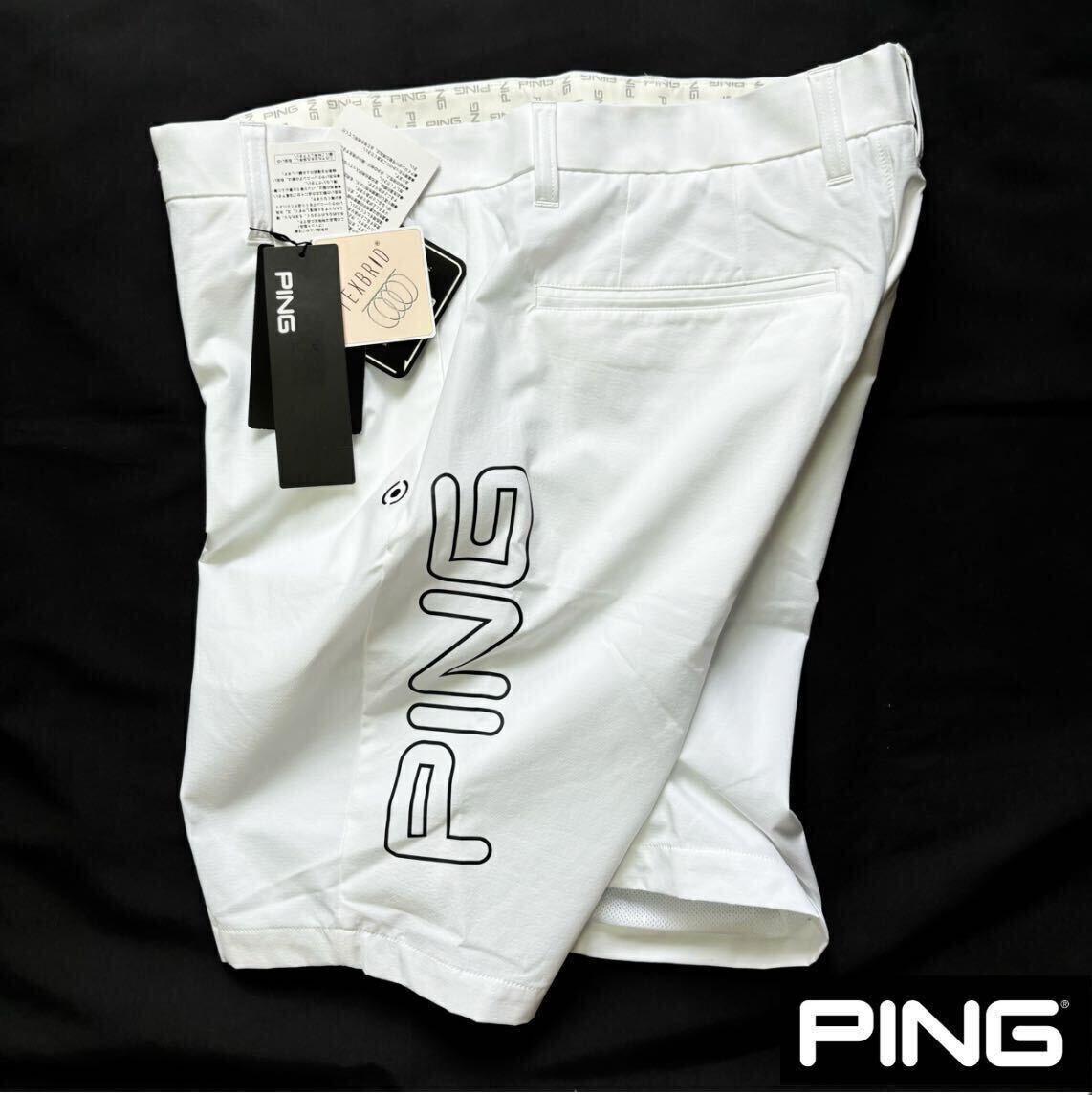 Yahoo!オークション - H718新品【メンズL】白 ピン ゴルフ 【CROSS MO...