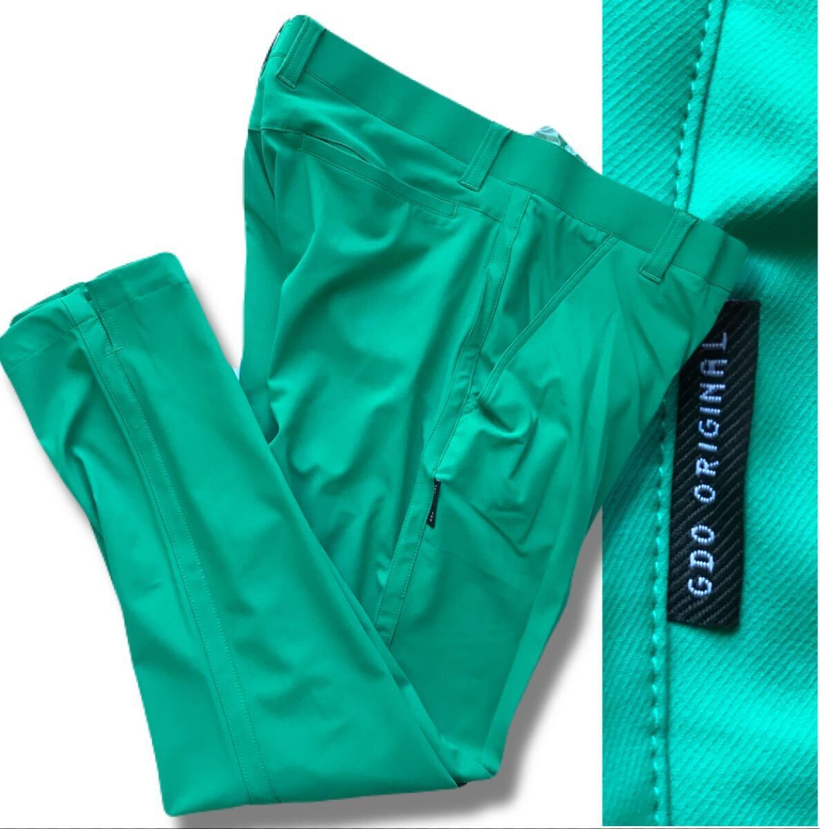 Yahoo!オークション - 047新品【メンズw81-83cm 股下73cm】グリーン G...