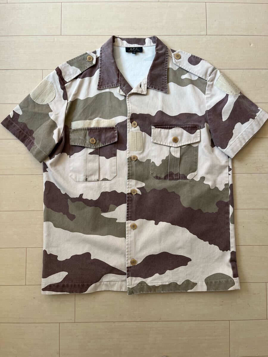 Yahoo!オークション - A.P.C. BDU シャツ カモ柄 M