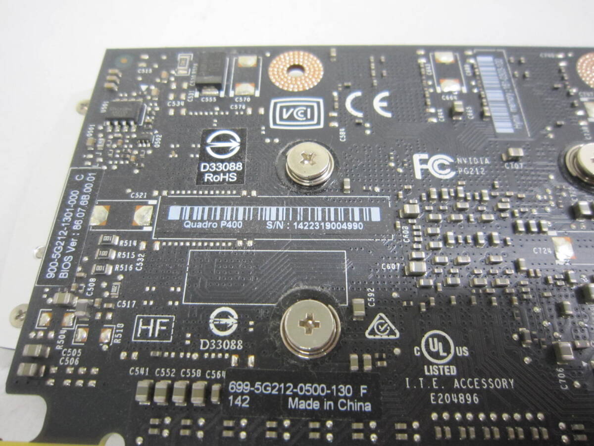 Yahoo!オークション - 4247 NVIDIA QUADRO P400 2GB ロープロファイル