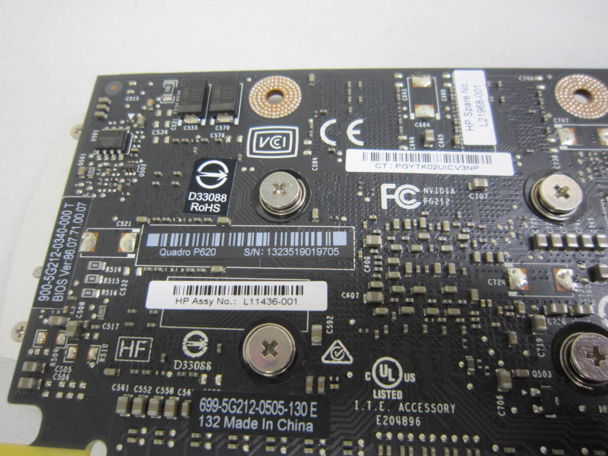 Yahoo!オークション - 4250 NVIDIA QUADRO P620 2GB ロープロファイル