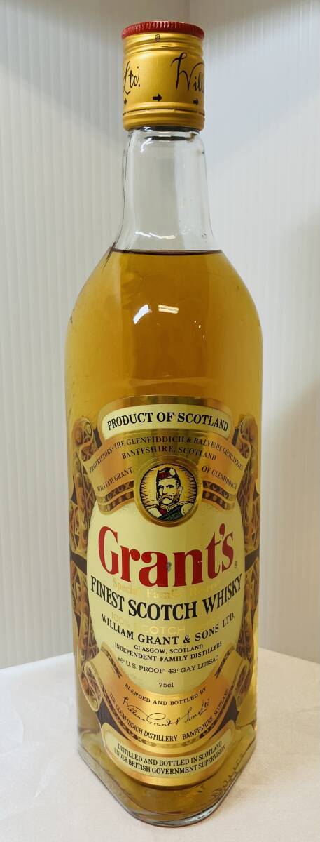 洋酒 未開栓 Grants STAND FAST FINEST SCOTCH WHISKY グランツ ファイネスト スコッチ ウイスキー 750ml 43% 特級 古酒 - GUM ...