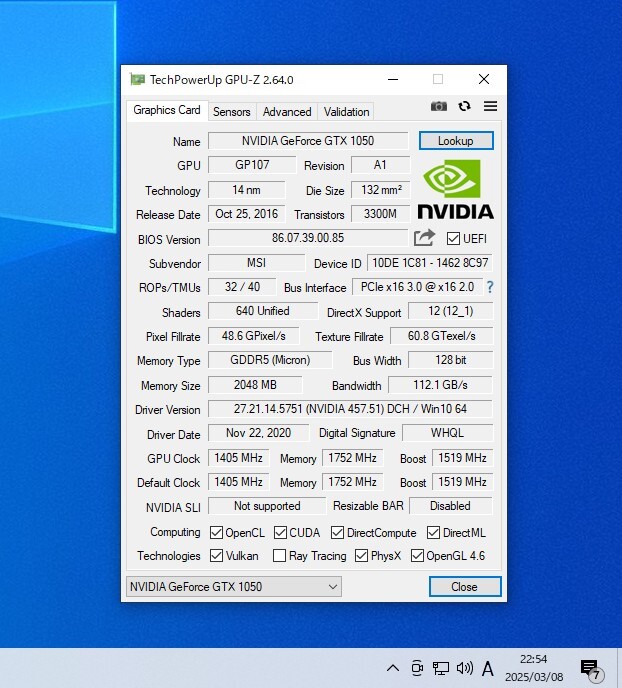 Yahoo!オークション - MSI GEFORCE GTX1050 2G OC 2GB GDDR5 補助電源...