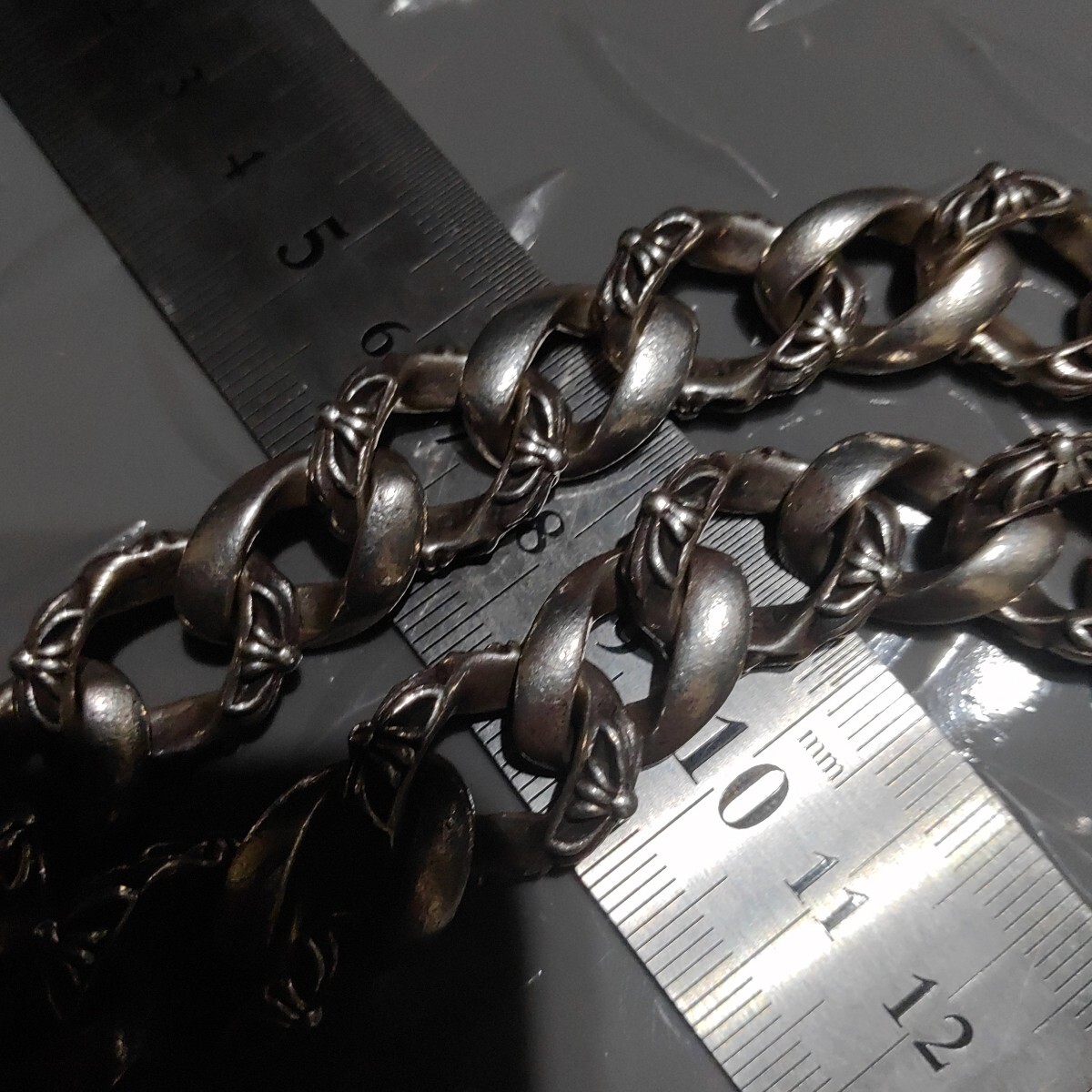 Yahoo!オークション - 925 シルバー SV925 ウォレットチェーン サッドs...