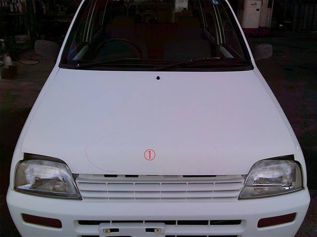 Yahoo!オークション - アルト E-HA11S 平成7年 ボンネット/フードパネ...