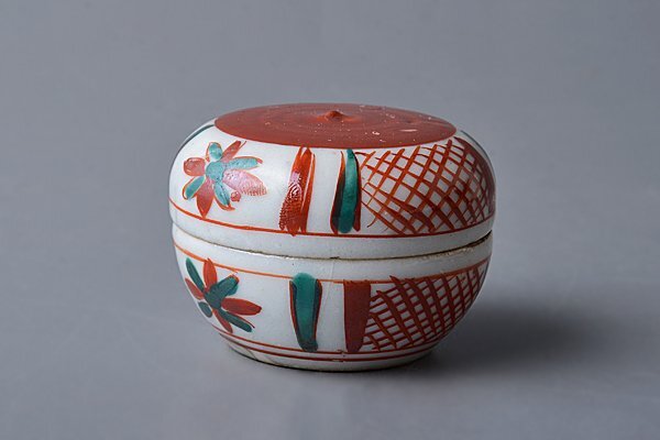 Yahoo!オークション - k477【和み】茶道具 明時代 赤絵香合 検 茶道具...