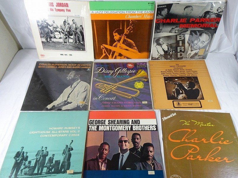 Yahoo!オークション - JAZZ US盤 LP9組 LOUIS JORDAN / CHARLIE PARKER...