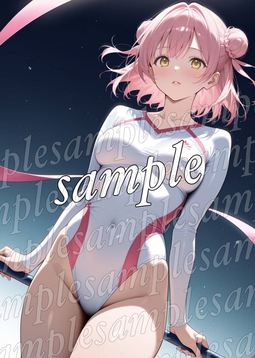 Yahoo!オークション - ry26 一点物 A4 ポスター 新体操 レオタード ス...