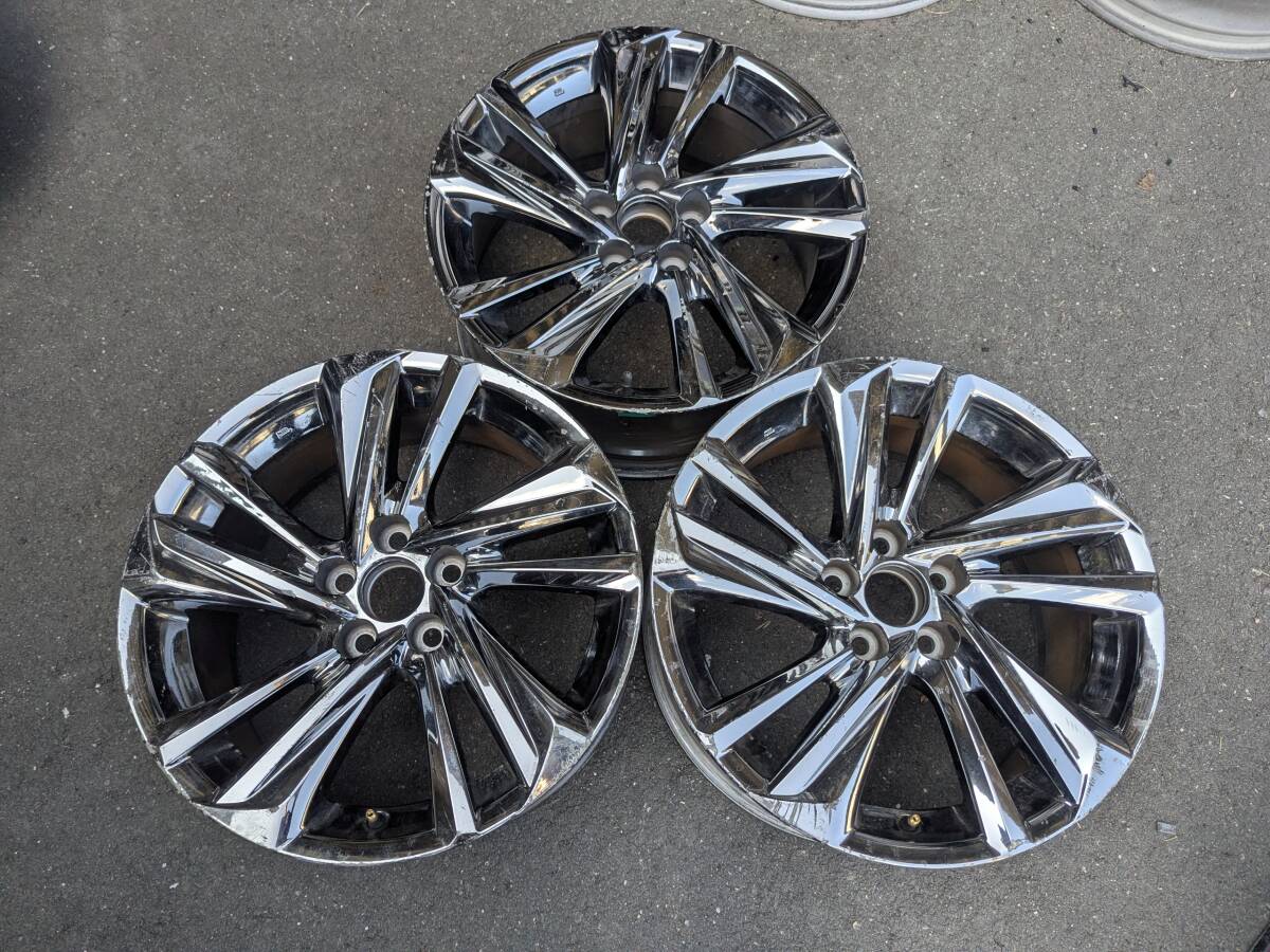 3780 トヨタ 220 クラウン アドバンス 純正 18インチ 8J +40 PCD114.3 3本(5穴)｜売買されたオークション情報、yahooの商品情報をアーカイブ公開 ...