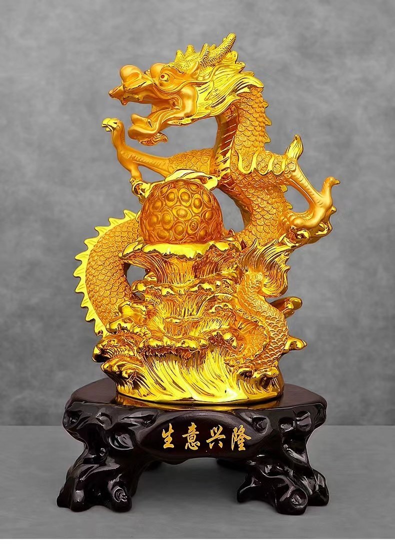 Yahoo!オークション - 485MM 4300G 超綺麗工芸品招財金龍0601-YS-299D