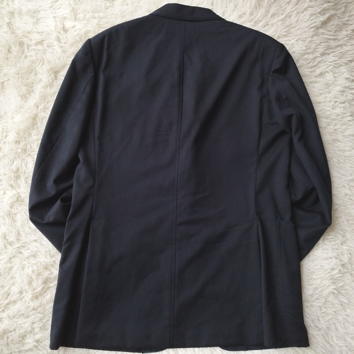 日本代購代標第一品牌【樂淘letao】－【極美品 希少XL】 ETRO エトロ テーラードジャケット ペイズリー 裏地リネン100% パイピング 濃紺 ネイビー 50 大きいサイズ ブレザー