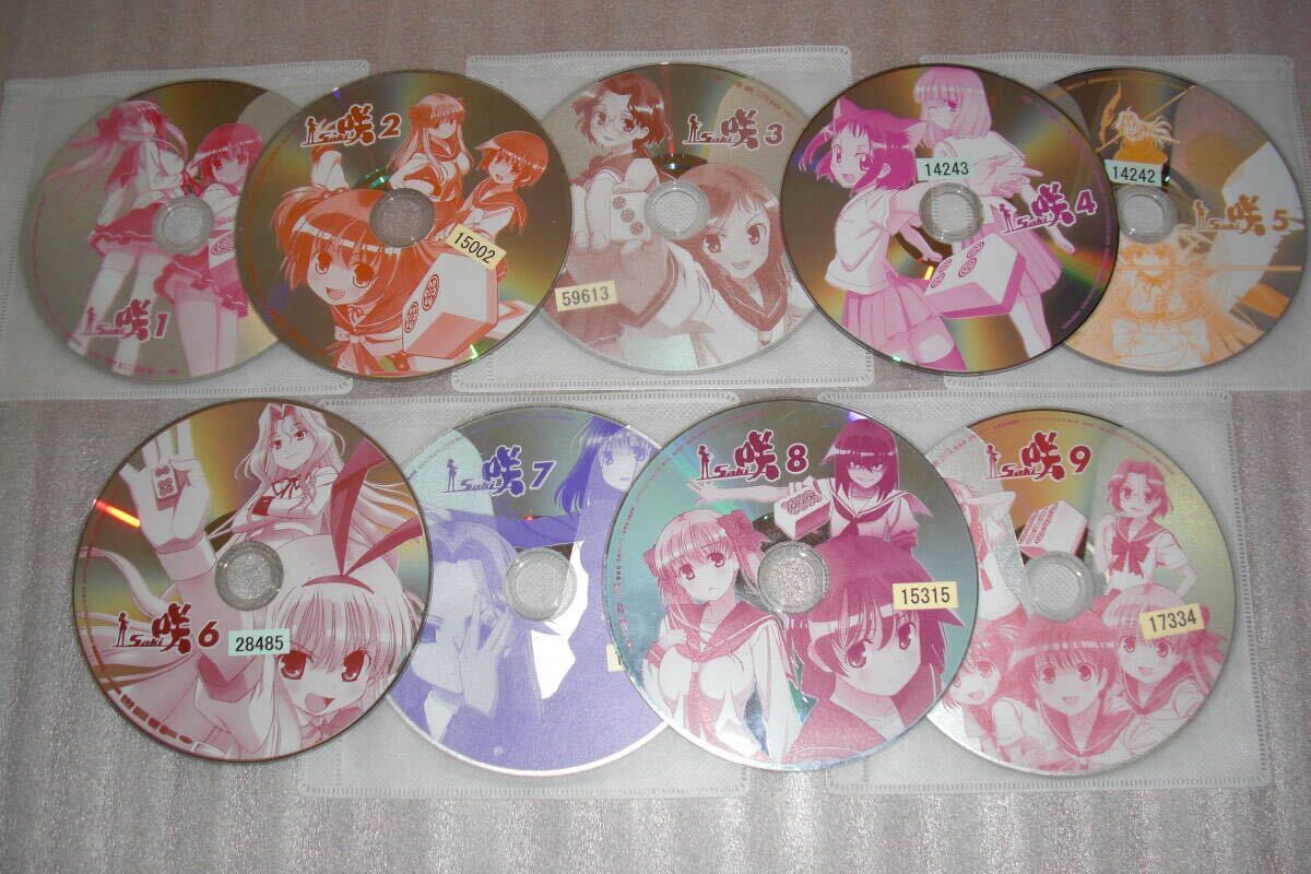 Yahoo!オークション - 咲 Saki DVDセット 全9巻（全25話）／ 2009年...