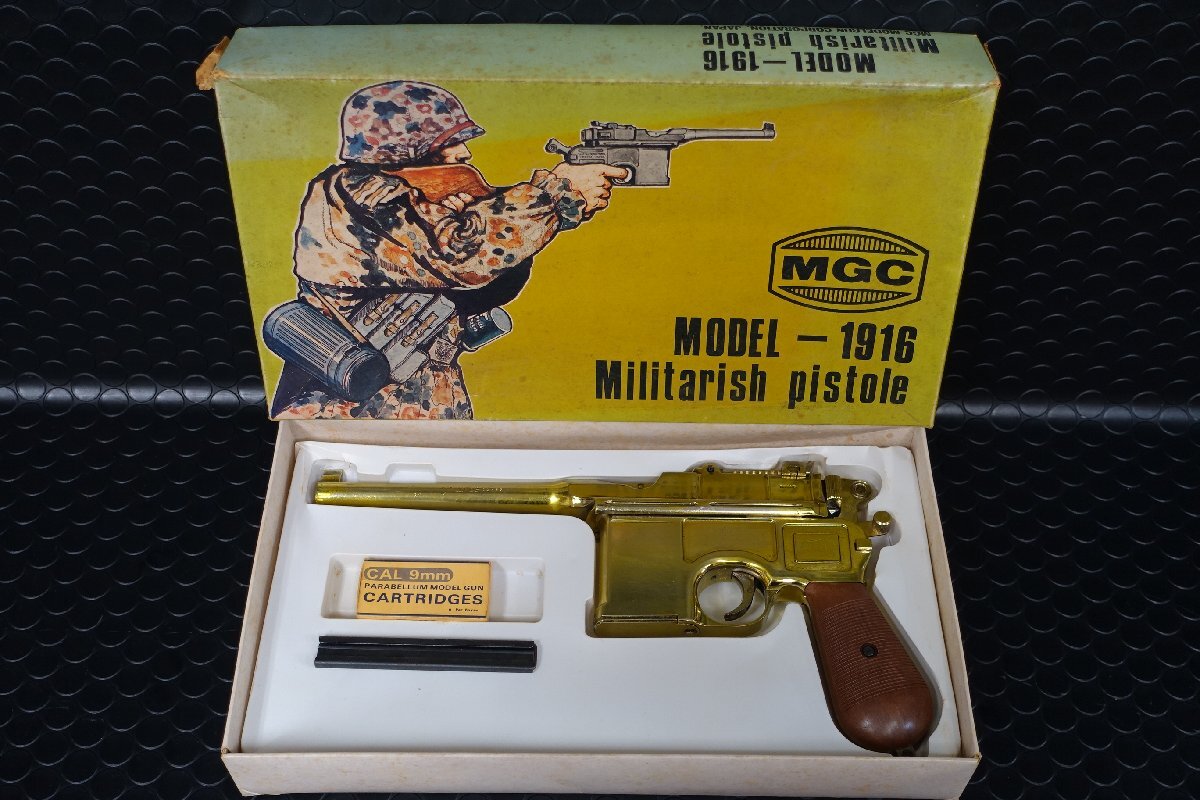 Yahoo!オークション - MGC モーゼル ミリタリー M1916 M96 SMG金属モデ...