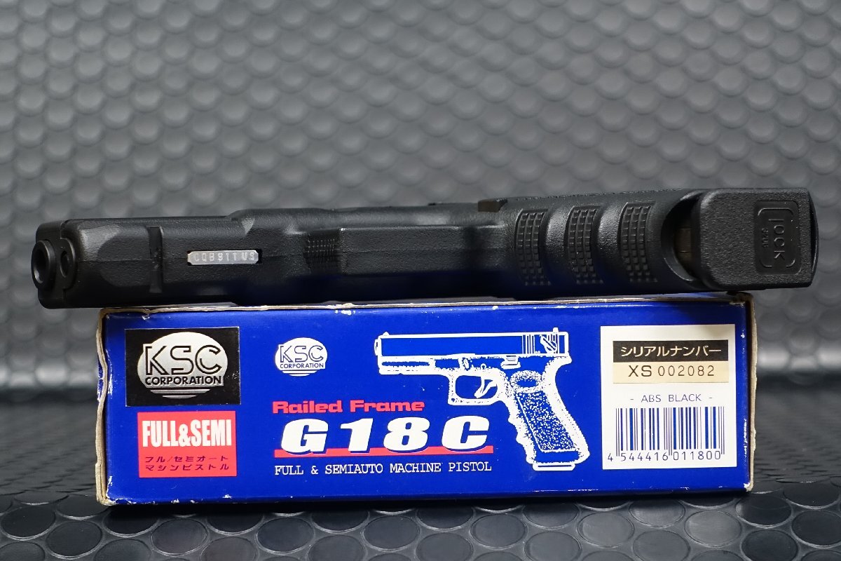 Yahoo!オークション - KSC G18C レイルドフレーム ABS セミ／フルオー...