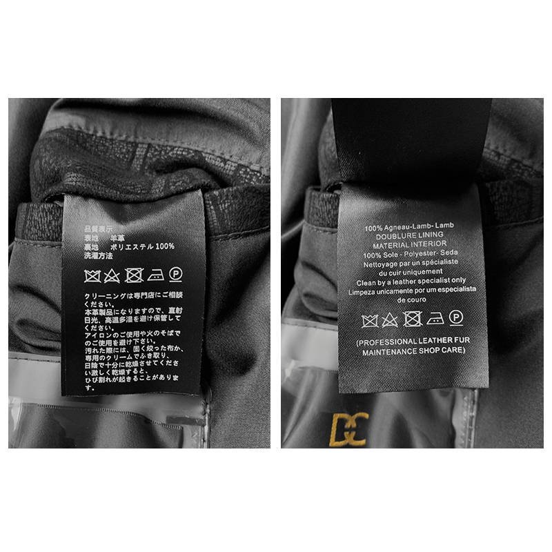 Yahoo!オークション - 最高級のラムレザー EU製 DCKMANY 新品 羊革 メ...