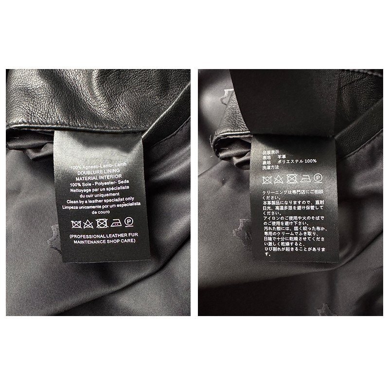 Yahoo!オークション - 極上の艶と色気 EU製 DCKMANY 新品 上質羊革 イ...