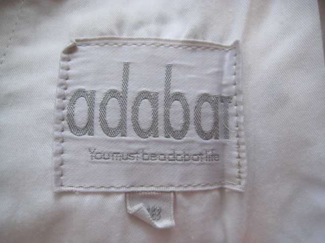 Yahoo!オークション - 高級日本製 アダバット adabat イヌ・ロゴ刺繍 2...