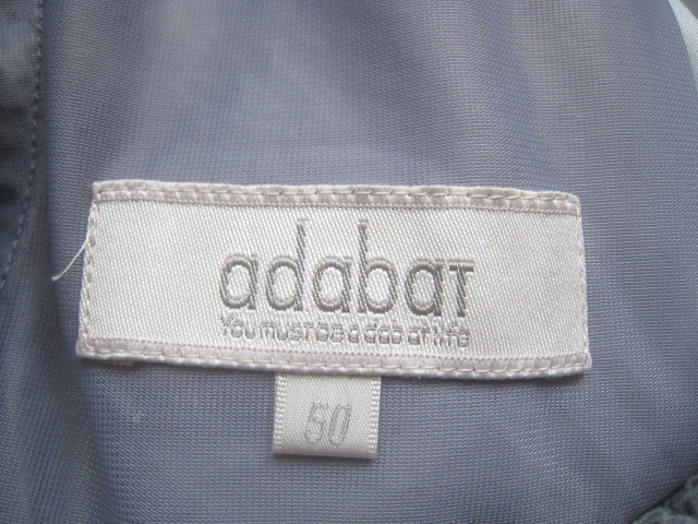 Yahoo!オークション - 美品 アダバット adabat ロゴワッペン付き 美シ...