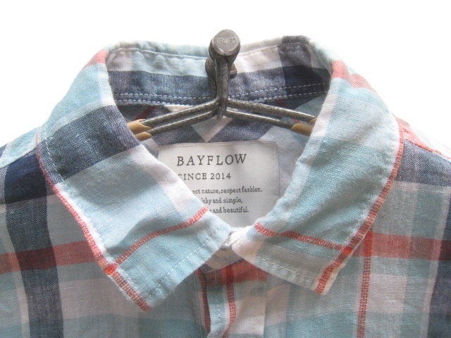 Yahoo!オークション - 美品 ベイフロー BAYFLOW 麻100% 春夏モデル 爽...