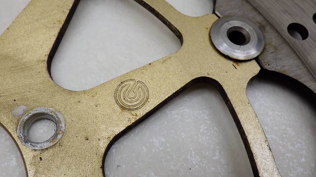 Yahoo!オークション - A027 V11 ブレンボ フロントブレーキディスクロ...